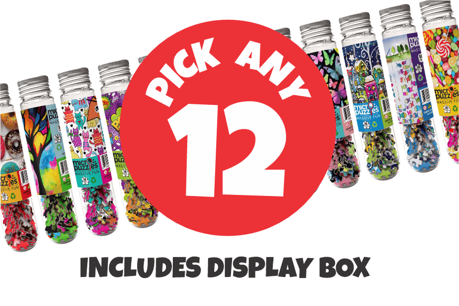 MicroPuzzles 150-Piece Mini Jigsaw Puzzles Perfect for Gifts & Travel